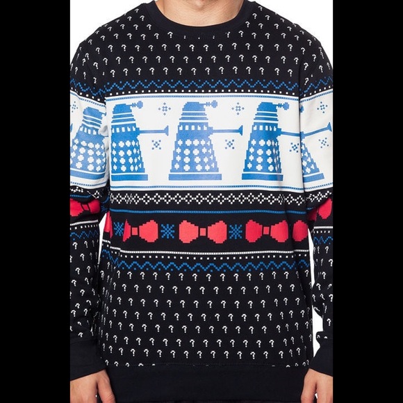 Ripple Junction | Sweaters | Doctor Who Dalek Faux Christmas Sweater ...